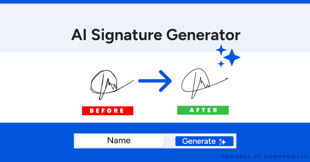 How To Improve Your Signature With AI For Free