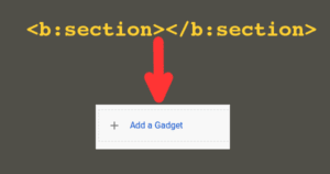 How To Create A New Section In Blogger Template