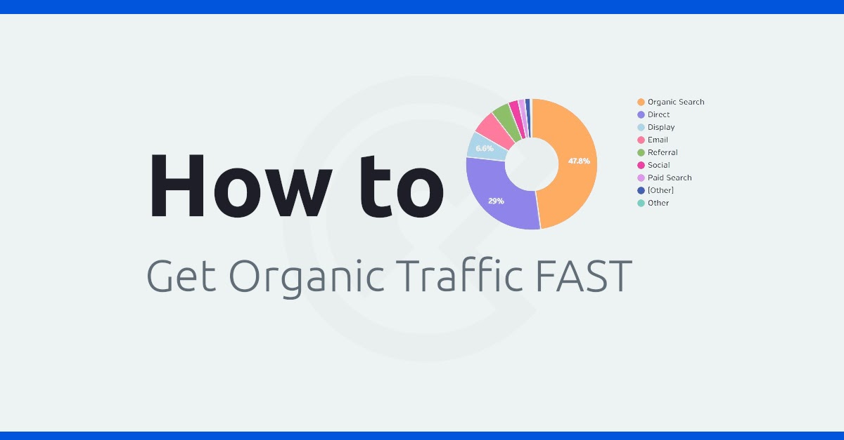 How To Get Organic Traffic To Your Website Fast - Guideline